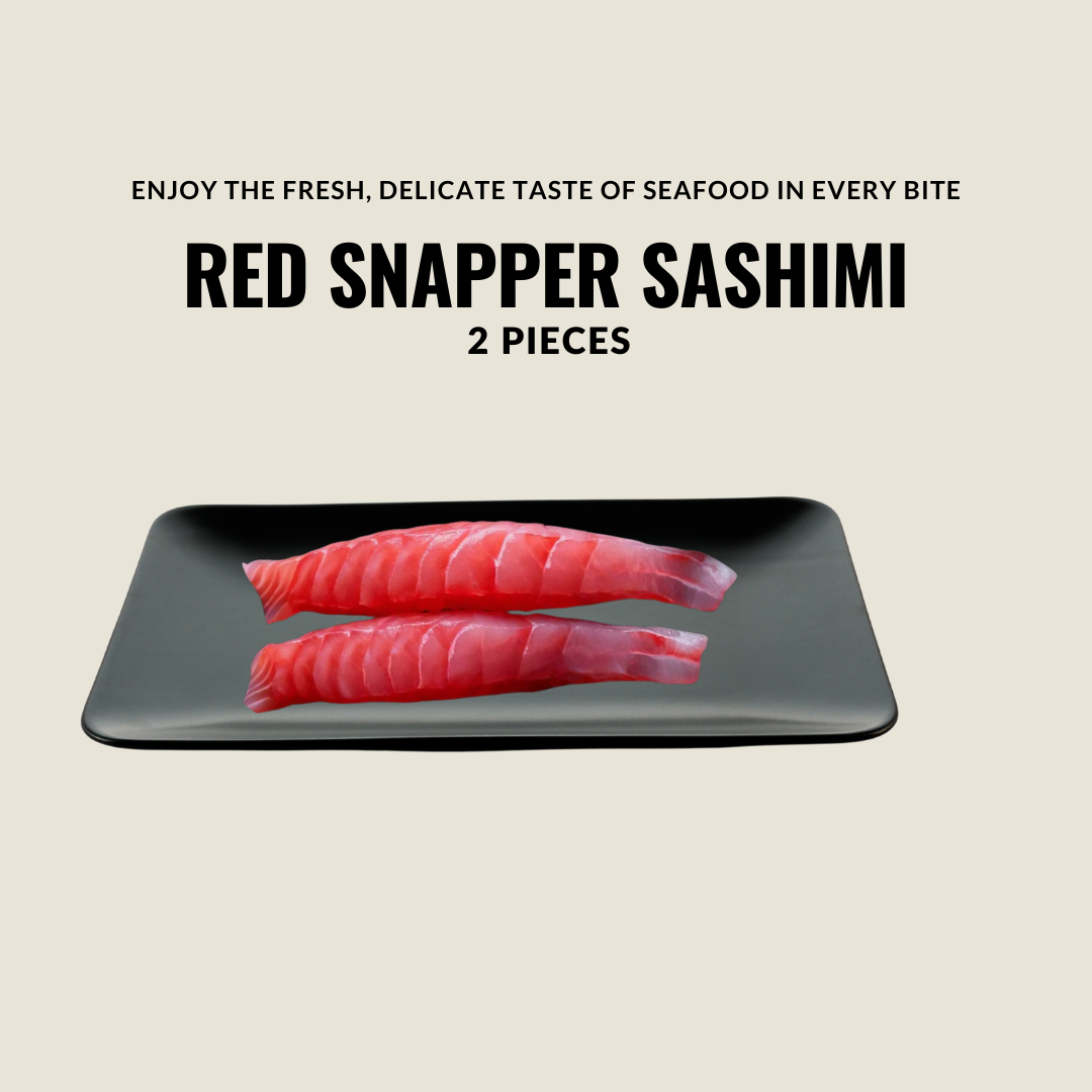Red Snapper Sashimi (2pcs) – Tokyo Sushi Station