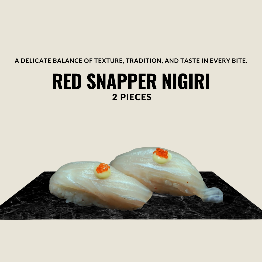 Red Snapper Nigiri (2pcs) – Tokyo Sushi Station
